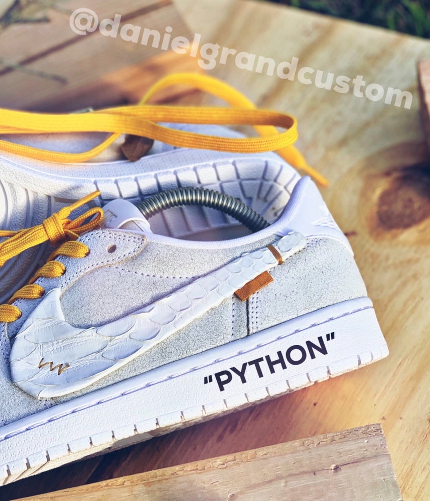 Air J 1 low Pale Python – danielgrandcustoms